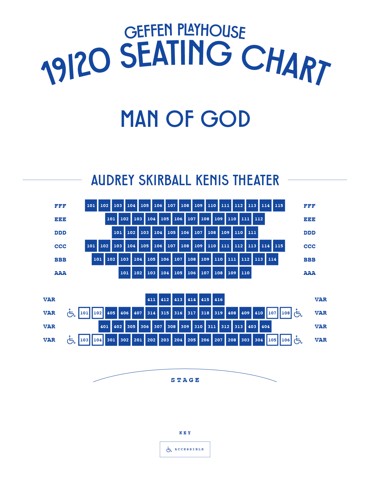 Geffen Playhouse Theater Seating Charts | Geffen Playhouse